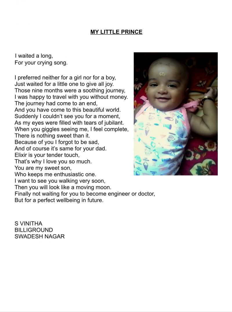 Poem on child birth by Vinitha S 7671