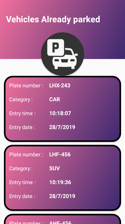 Reservation-based Smart parking App by Javeria Zia | Truelancer