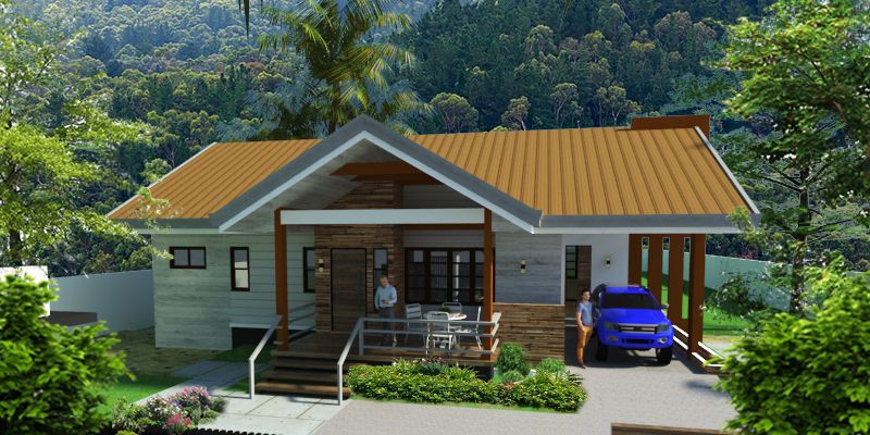 one storey residential house by Melvin Pillejera | Truelancer