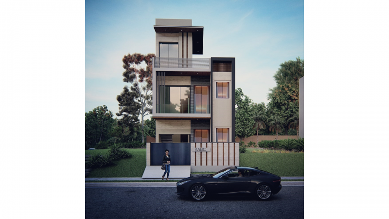 Realistic Exterior Elevation designed by Experts Architect. What are ...