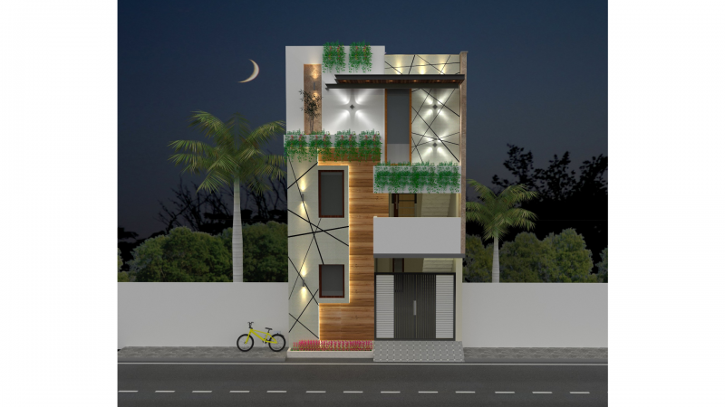 Realistic Exterior Elevation designed by Experts Architect. What are ...