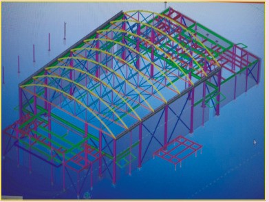 Construction , steel detailing fabrication dwg