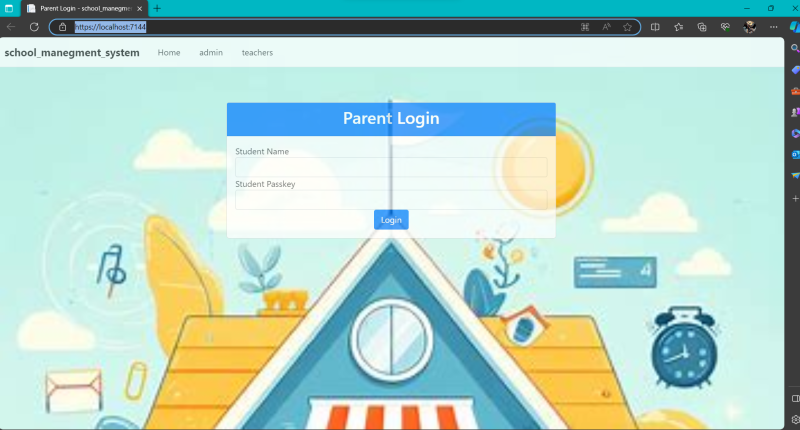 A school management system on Dotnet core mvc 6 by Balach Zehri | Truelancer