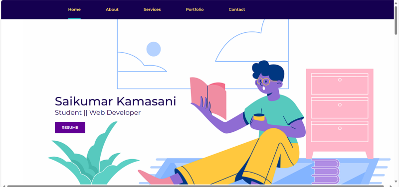 My Portfolio by Kamasani Saikumar | Truelancer