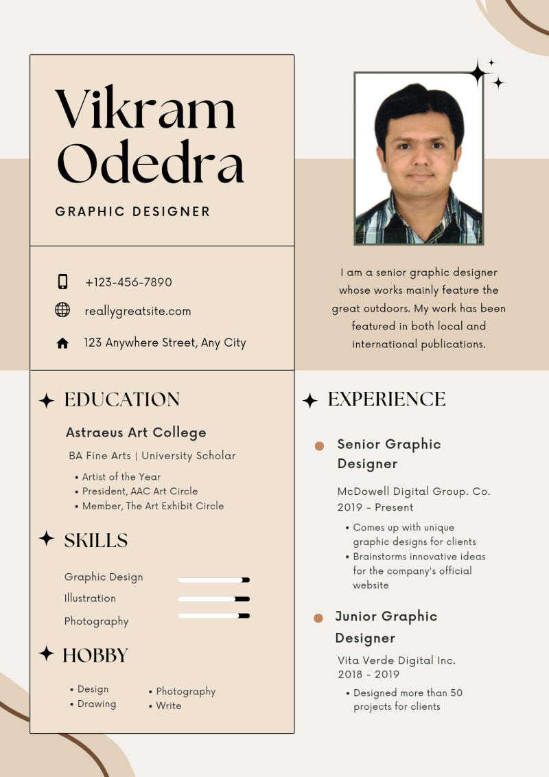 Professional Cv Resume Writing Making With Graphic Design,