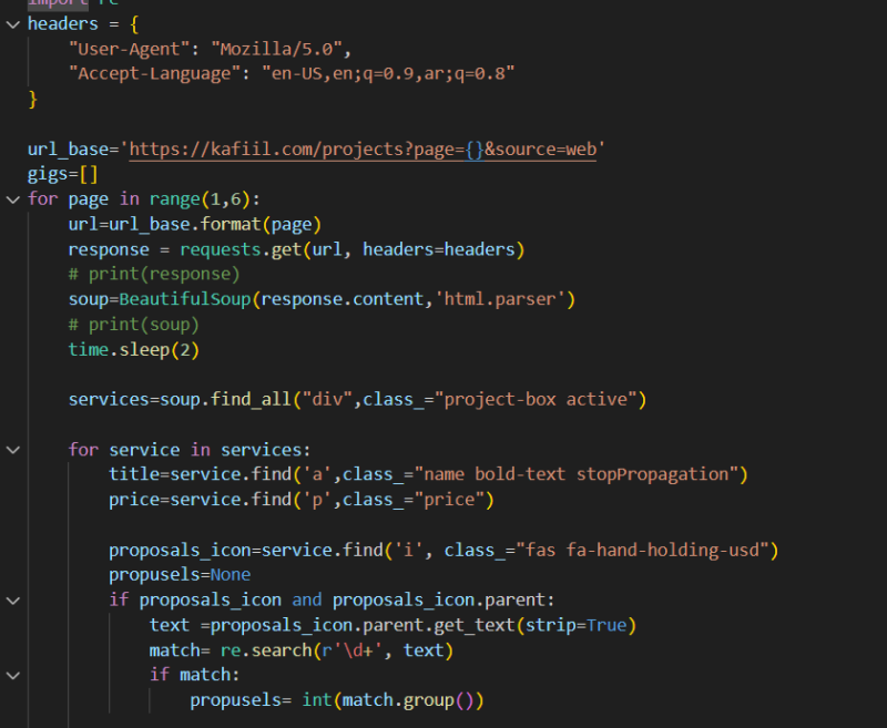 Web Scraping Project by Tasneem Samir | Truelancer