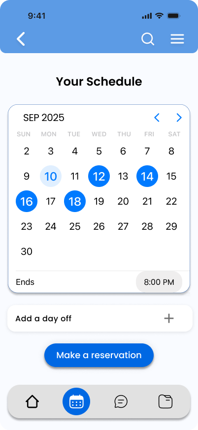UX Design for a Healthcare Appointment & Chat App by Mishel Alset ...