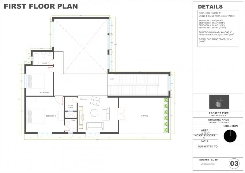 I can design Architectural floor plan, render and design 3-D Modelling ...