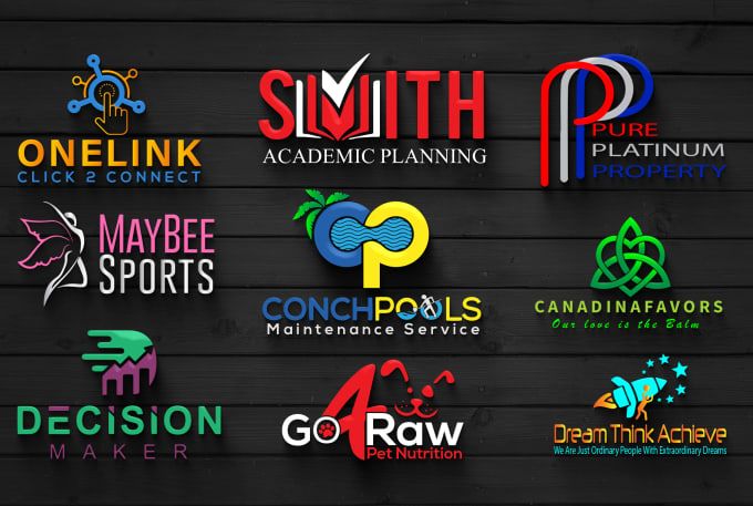 design modern flat minimal creative 3d business logo by Logo6Star ...