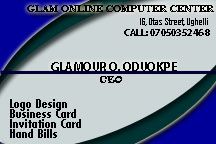 MY LOGO/BUSINESS CARD DESIGNS by Glamour Oghenemaro 4723
