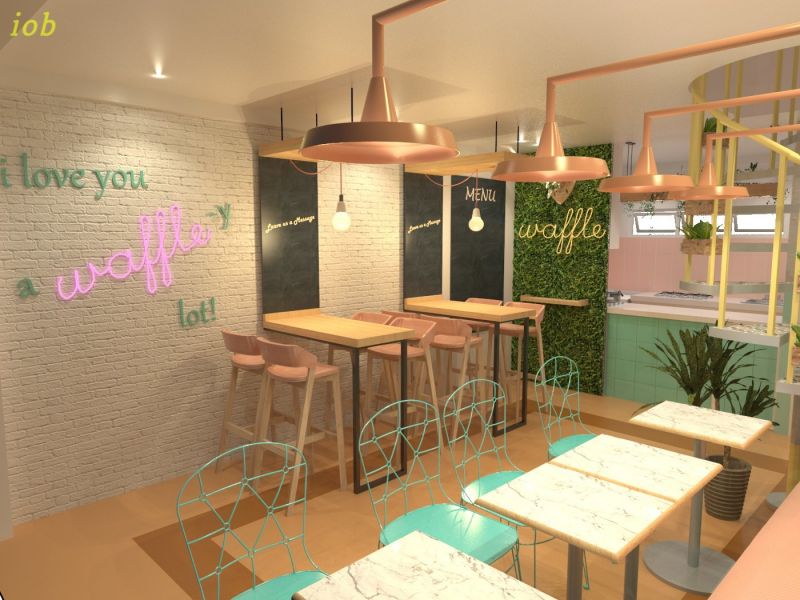Ground Floor Small Waffle Restaurant by Ivy Baduya | Truelancer