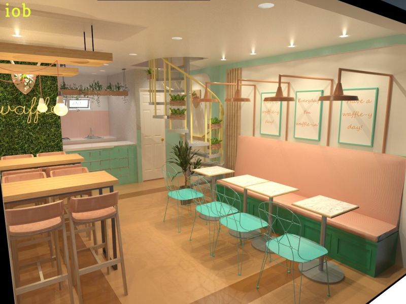 Ground Floor Small Waffle Restaurant by Ivy Baduya | Truelancer