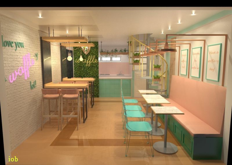 Ground Floor Small Waffle Restaurant by Ivy Baduya | Truelancer