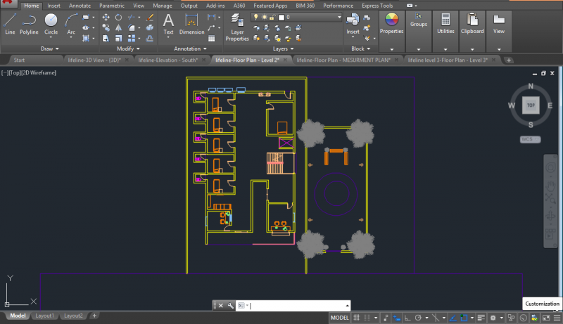 Hospital structure using AutoCAD by Er SAGAR | Truelancer