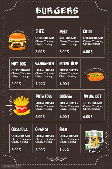 Restaurant Menu Design, Food Menu & Digital Menu Board by Mahatab Ahmed ...